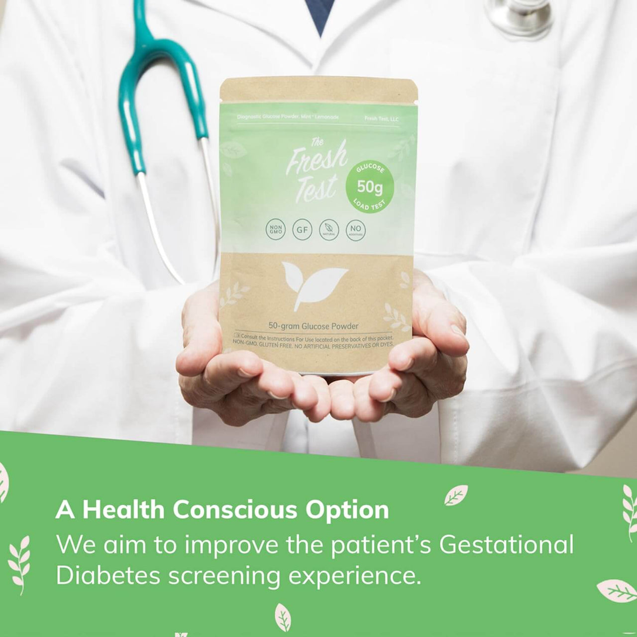 The Fresh Test 50g – Organic Pregnancy Glucose Drink – Awaiting the Stork